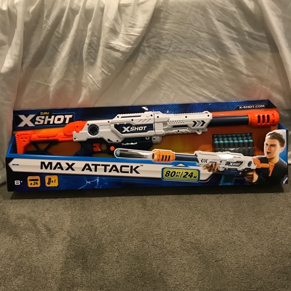Zuru | Toys | Zuru Xshot Max Attack Semiautomatic Dart Blaster With ...